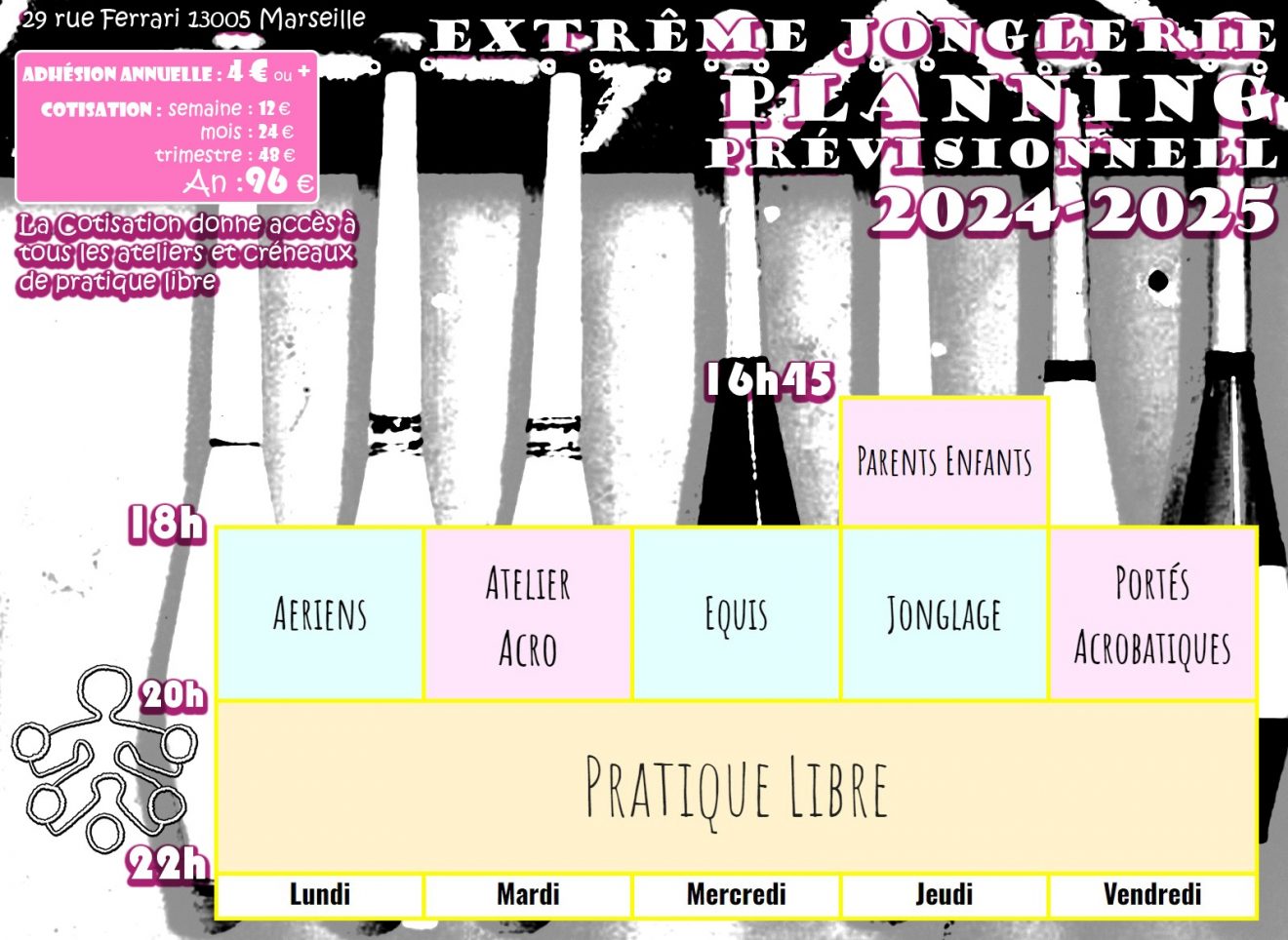 Ateliers – Extrême Jonglerie